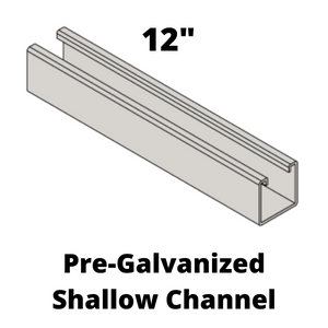 DiscountStrutAccessories.com: Shallow Channel With Short Slots 14 Gauge ...