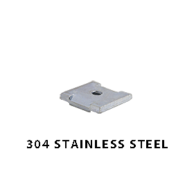 1/2 x 9/16, 304 SS Square Strut Washer | Strut Fittings | DSA