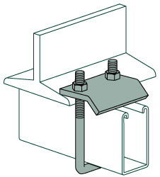 2 U Bolt Beam Clamp - The Best Picture Of Beam